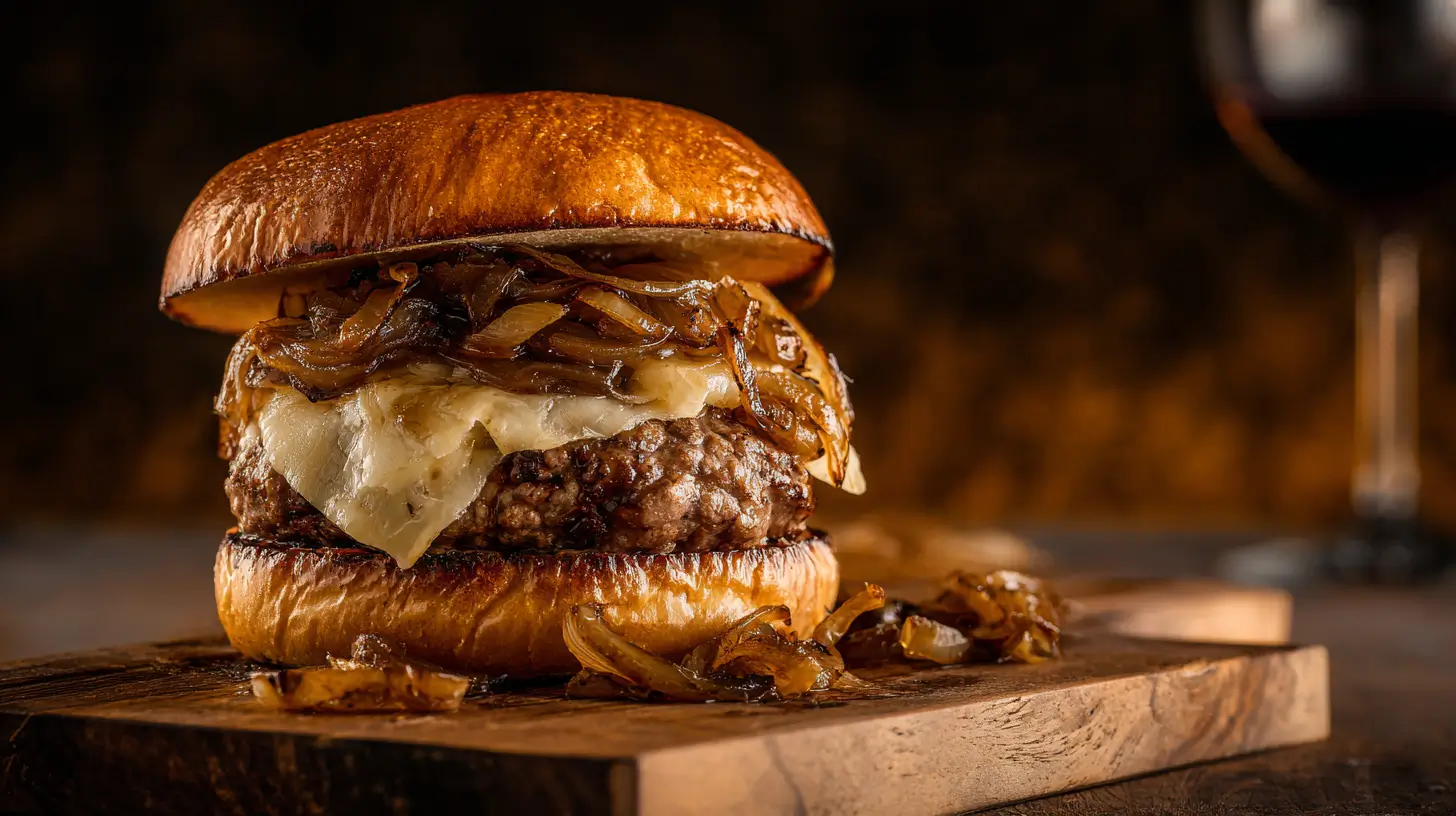 Burgers with French Onion Soup – 7 Juicy Steps to Heaven