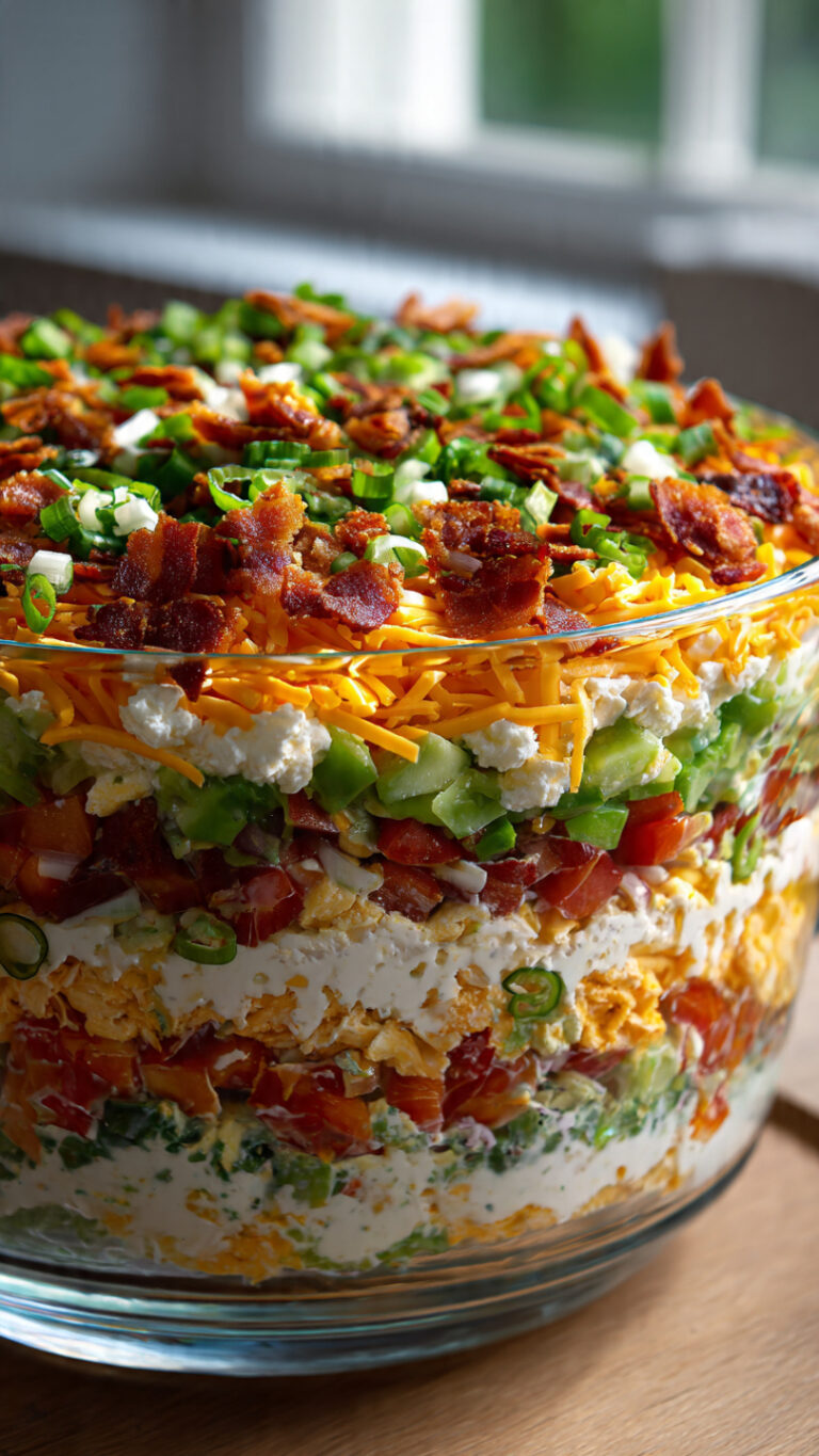 Overnight Salad or Seven Layer Salad